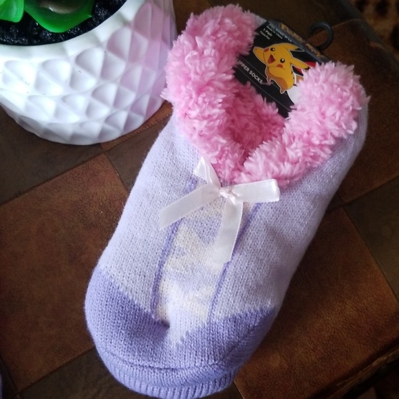 Pokemon | Accessories | Pokemon Warm Mew Slipper Socks New | Poshmark